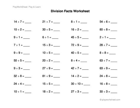 Printable Understanding Division Worksheets