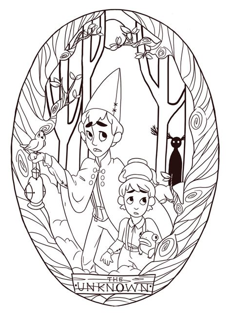 Over The Garden Wall Lineart Wip By Painttainted On Deviantart