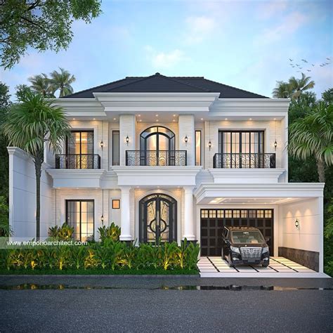 Desain Rumah Klasik 2 Lantai Bapak Hno Semarang Classic House