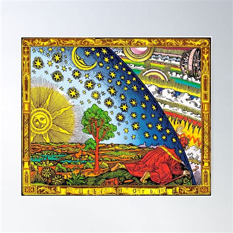 Flammarion Engraving In Color Poster For Sale By Christinamorana