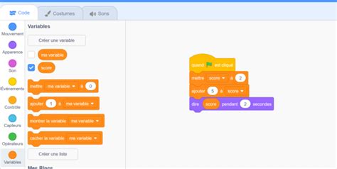 Une Variable Scratch Les Maths De Vb