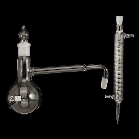 250ml Distillation Apparatus Lab Glassware Kit Distillation Kit
