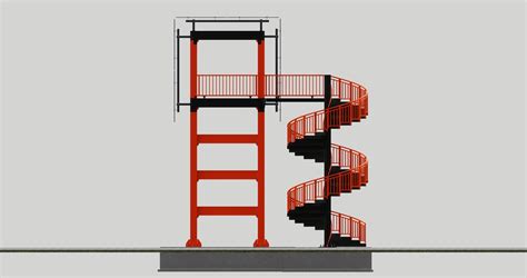3d Model Solar Pedestrian Overpass Type 1 Turbosquid 2332953