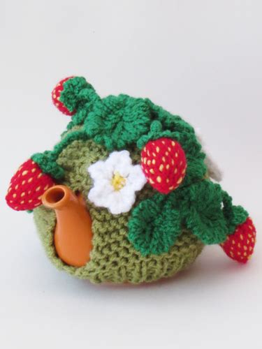 Ravelry Strawberry Patch Tea Cosy Pattern By Susan Cowper
