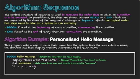 Algorithm Sequence Example Youtube