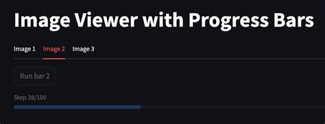 why progress bar inside a tab is not updating using streamlit