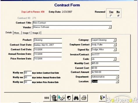 Microsoft Access Contract Management Database Template 12 Free Excel Crm Template Exceltemplates