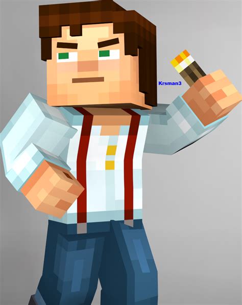 Minecraft Story Mode Jesse By Krsman30 On Deviantart