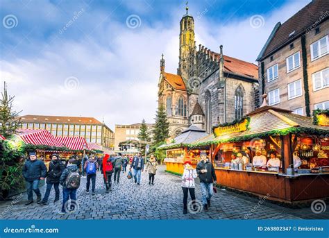 Nuremberg Germany Christkindlesmarkt One Of The Oldest Christmas