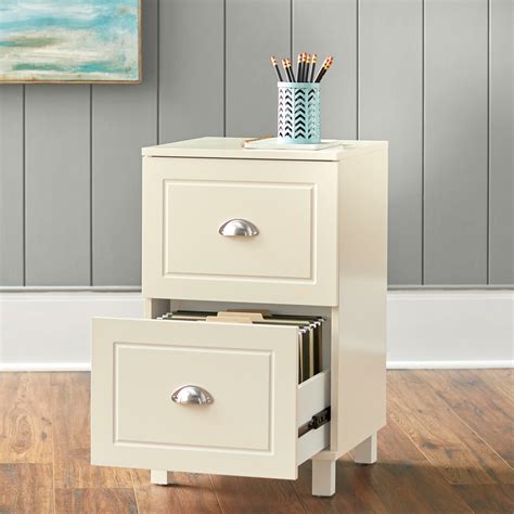 White Wood Filing Cabinets