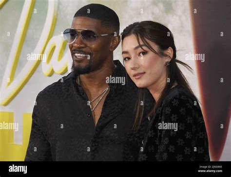 Los Angeles Usa 10th Aug 2022 L R Jamie Foxx And Natasha Liu Bordizzo At The Netflixs Day