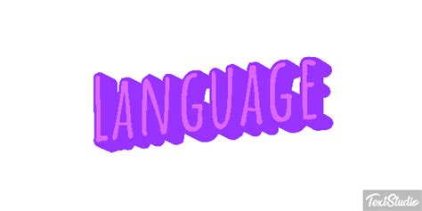 Language Word Animated  Logo Designs