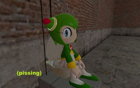 Cosmo Peeing Toilet Sitting By Tailsandcosmoxcream On Deviantart