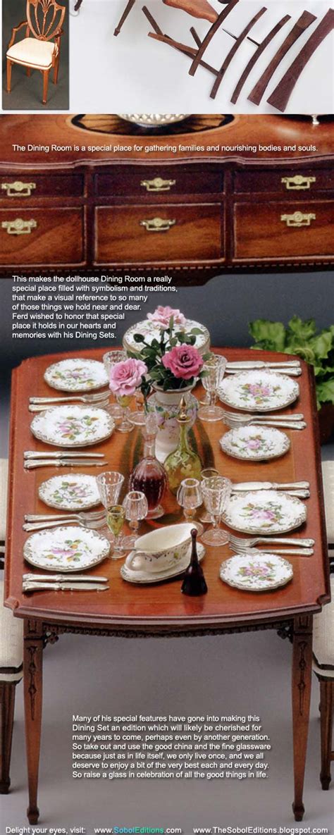 The Ferd Sobol Editions The Hepplewhite Dining Sets