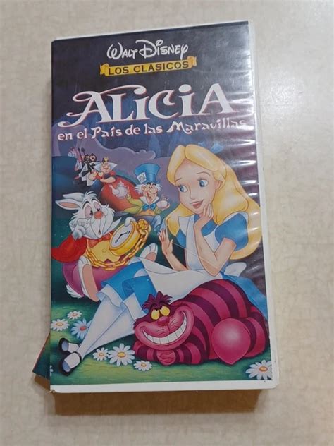 Disney Spanish Vhs Tape Alice In Wonderland Alicia En El Pais De Las