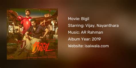 Download Vijay Bigil Tamil Mp3 Songs Free 320kbps Isaiwala
