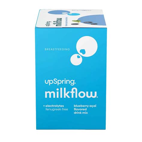 Upspring Milkflow Drink Mix Packets Blueberry Acai Shop Breast