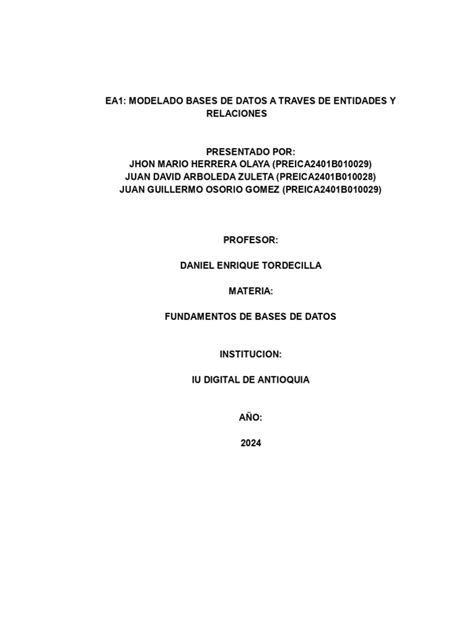 Practica Base De Datos Descargar Gratis Pdf Bases De Datos Software