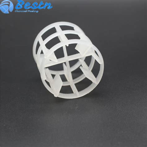 Polypropylene Plastic Tower Packing 50 76mm Hiflow Ring High Flow