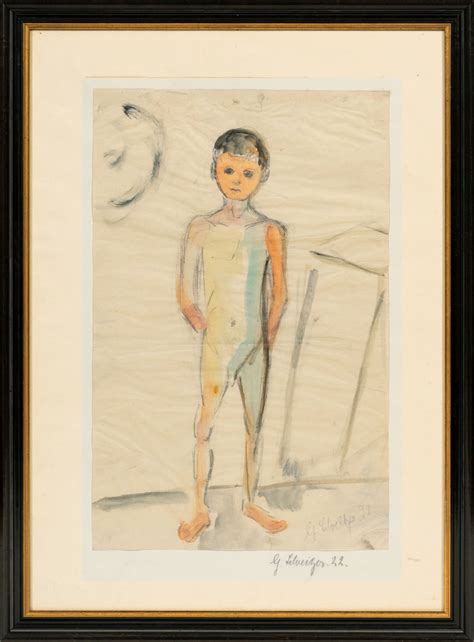 Gabriele Daube Stehender Knabe