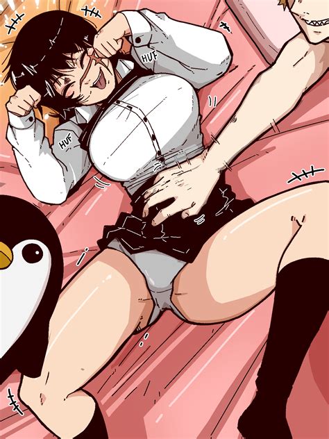 Rule 34 Before Sex Black Hair Breasts Chainsaw Man Clothed Denji