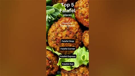 Top 5 Falafel Places In Honolulu United States Youtube