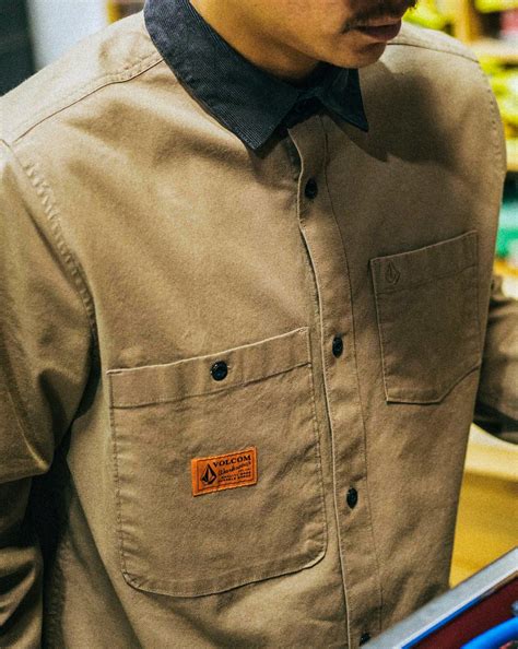 Jaqueta Sarja Volcom Debasser Bege Volcom Brasil Loja Oficial