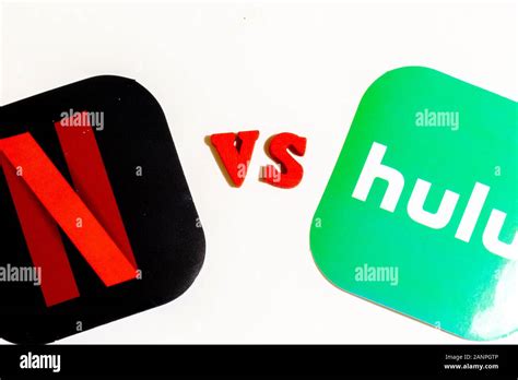 Hulu Vs Netflix Hi Res Stock Photography And Images Alamy