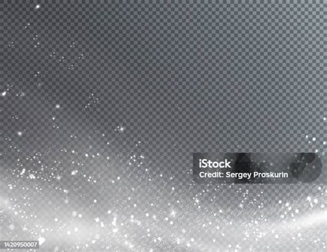 추운 겨울 바람 질감 휴일 벡터 블리자드 차가운 눈보라의 크리스마스 효과 벡터 Png입니다 3차원 형태에 대한 스톡 벡터 아트