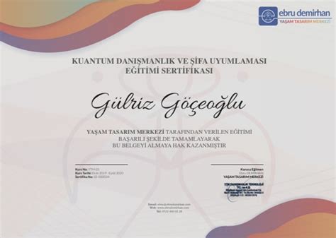 Gülriz Göçeoğlu Ebru Demirhan Yaşam Tasarım Merkezi