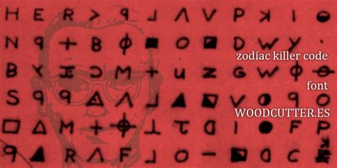 Zodiac Killer Code Font