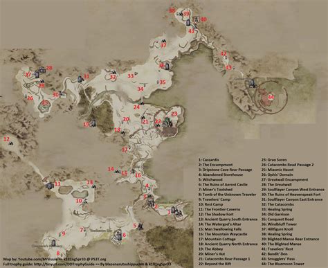 Dragons Dogma ~ Trophy Guide And Road Map Quest Guide Page 2