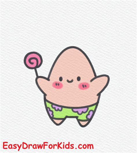 How To Draw Patrick Star From Spongebob Squarepants 7 Ways With