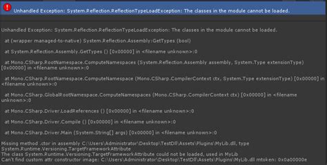 Unity Unity C Dll Codebug