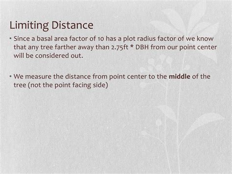 Ppt Point Sampling Or Variable Plot Cruising Powerpoint Presentation