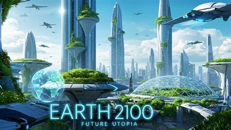 🌍 Futuristic Earth 2100 A Utopian Green Megacity Ai Generated