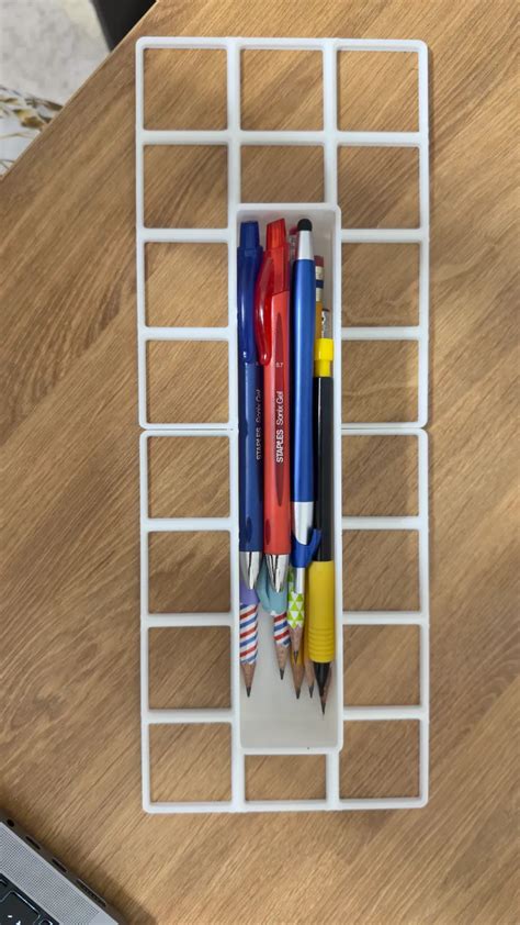 Gridfinity 1x5x5 Pens And Pencils Holder By User3931900062 Makerworld