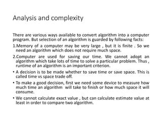 DSA Complexity Pptx What Is Complexity Analysis What Is The Need For Complexity Analysis