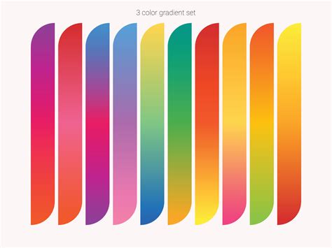 3 Color Gradient Vector Art Icons And Graphics For Free Download