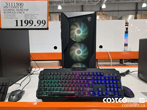 3111500 Msi Codex R2 Gaming Desktop Bi3nuc5 278ca 1199 99 Costco East Fan Blog