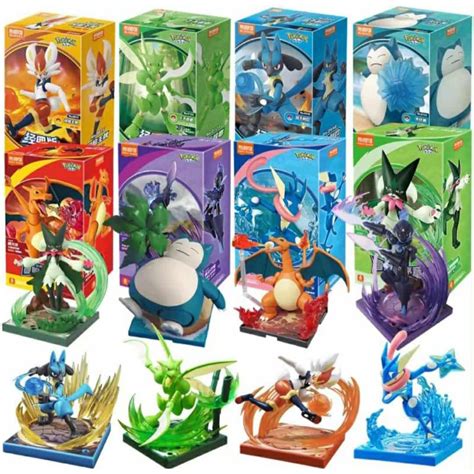 Action Figure De Pokémon Lucario Scyther Snorlax Scyther Shopee Brasil