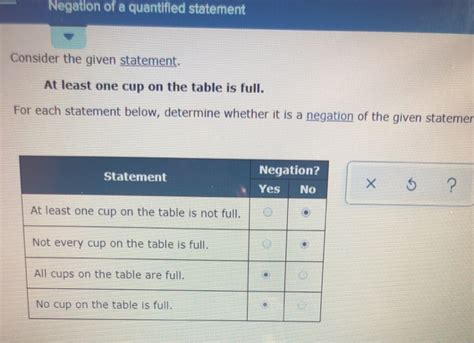 solved negation of a quantified statement consider the given