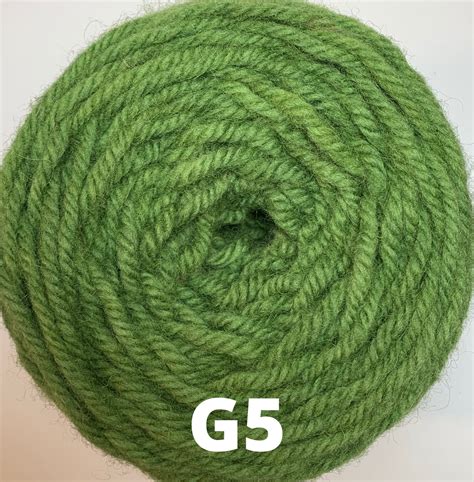 Hand Dyed Green Rug Wool Yarn 6 Values G1stw G2stw G3stw Etsy