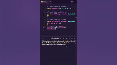 Javascript এ Number এর Array Sort করার Method Youtube