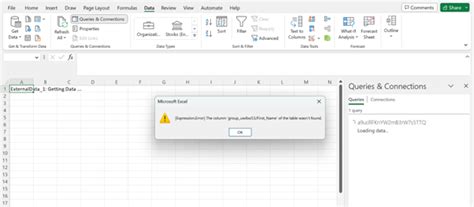 Expressionerror The Column Column Name Of The Table Wasnt Found