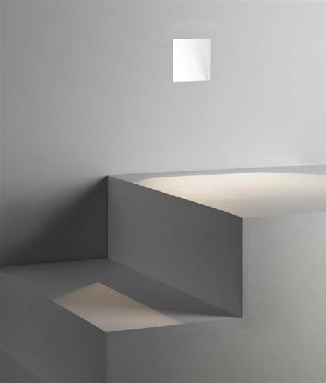 Led Square Trimless Plaster In Low Level Guide Light Recessing