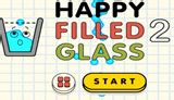 Happy Filled Glass Game Water Pouring Cup Filling Physics Video Game