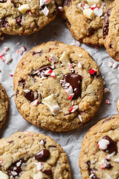 Chocolate Chip Candy Cane Cookies Baker By Nature