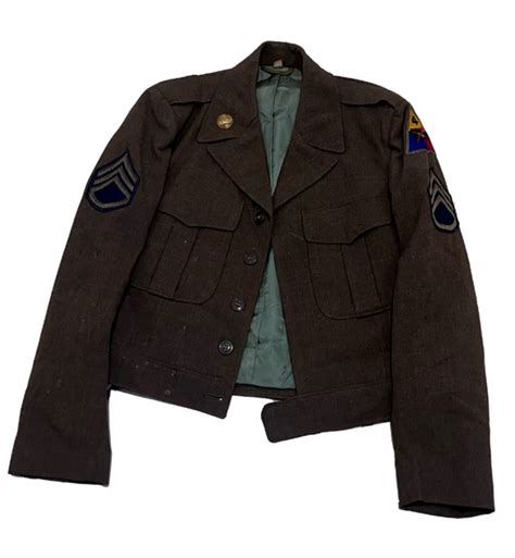Ww2 Era Us Military Ike Jacket With Patches See Measurements £15690