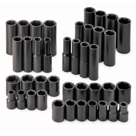 38 Drive 6 Point Fractionalmetric Impact Socket Superset 40 Pc Sk